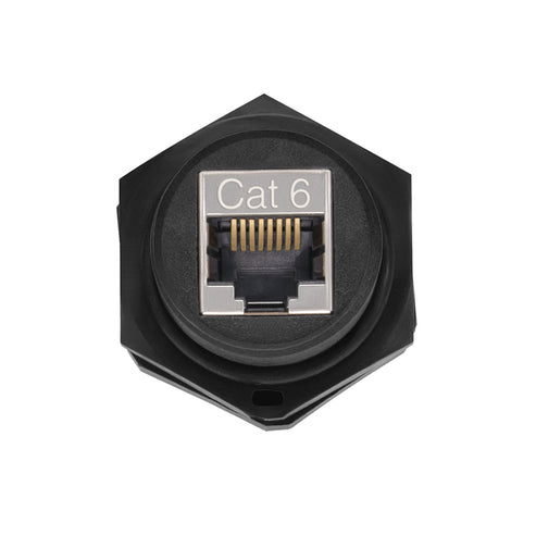 InstallerParts Cat.6 Shielded Panel Mount Bulkhead Coupler