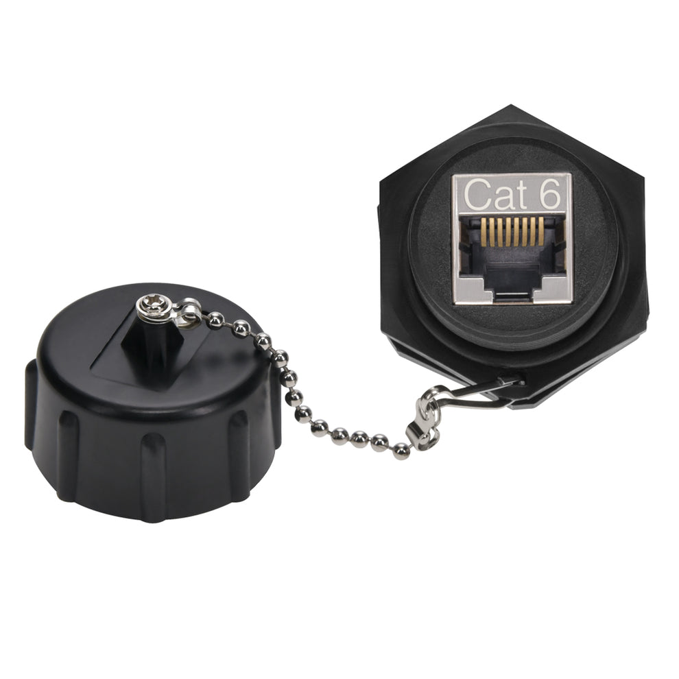 InstallerParts Cat.6 Shielded Panel Mount Bulkhead Coupler