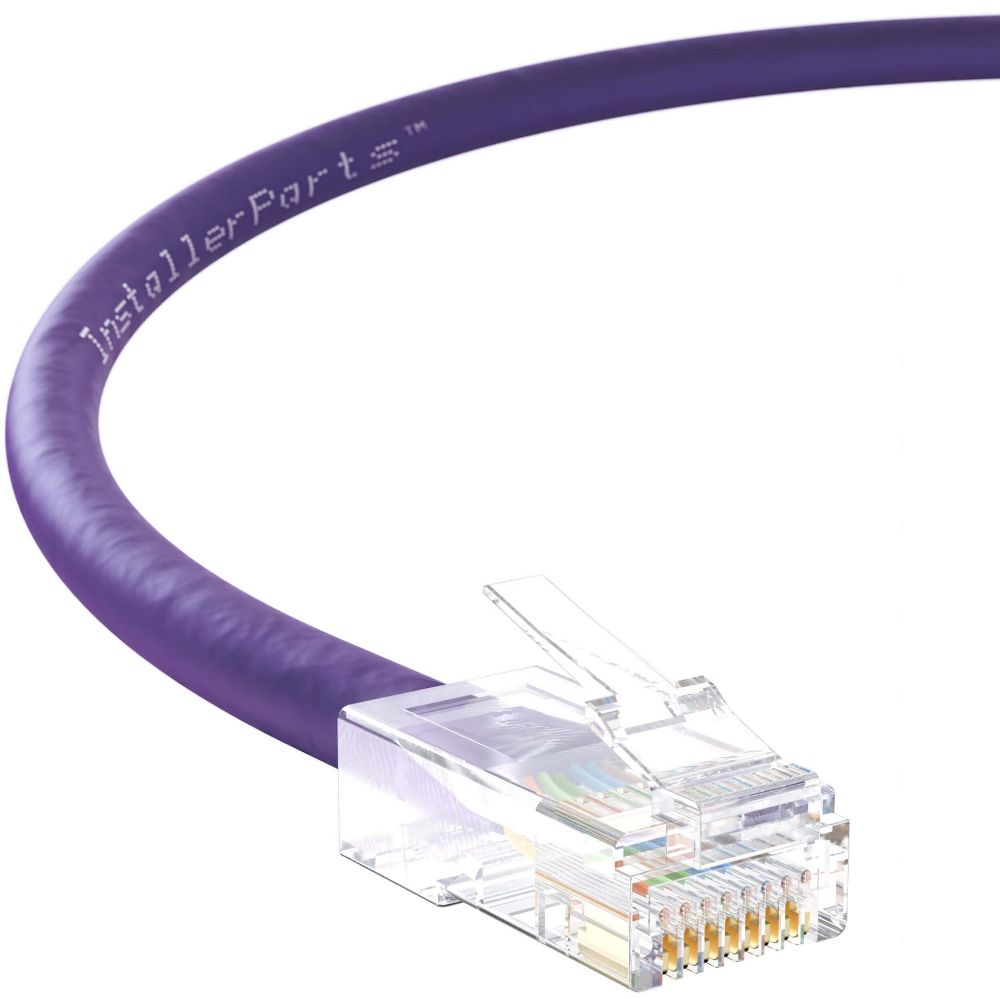Ethernet Patch Cable CAT5E Cable UTP Non-Booted - Purple - Professiona